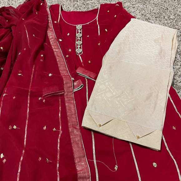 Dresses | 3 Piece Formal Shalwar Kameez 2 For 10 | Poshmark